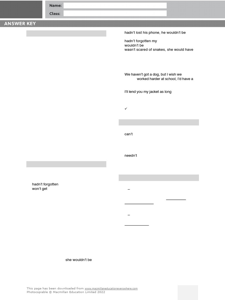 B2PLUS_U4_Test_Higher_answer_key | PDF | Forensic Science | Crime Scene