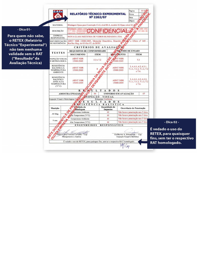 Exemplo RETEX E RAT | PDF