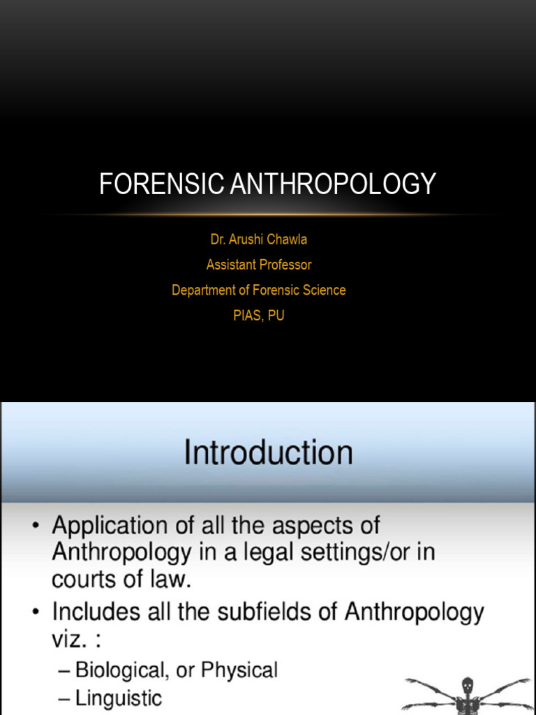 Forensic Anthropology | PDF