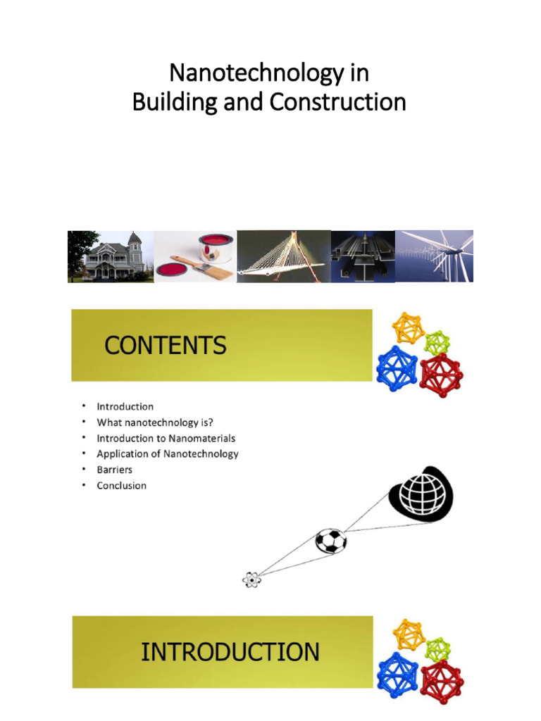 Nanotechnology in Building Construction | PDF | Nanotechnology | Nanomaterials