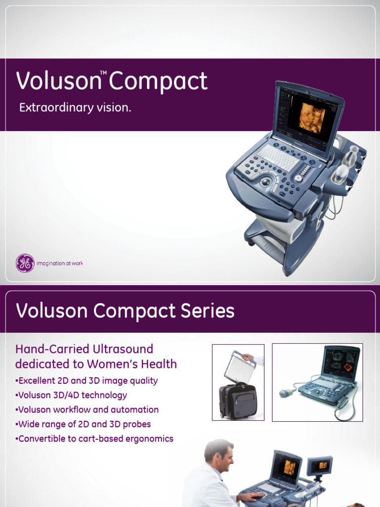 Voluson I BT14 Customer Presentation | PDF | General Electric | Automation
