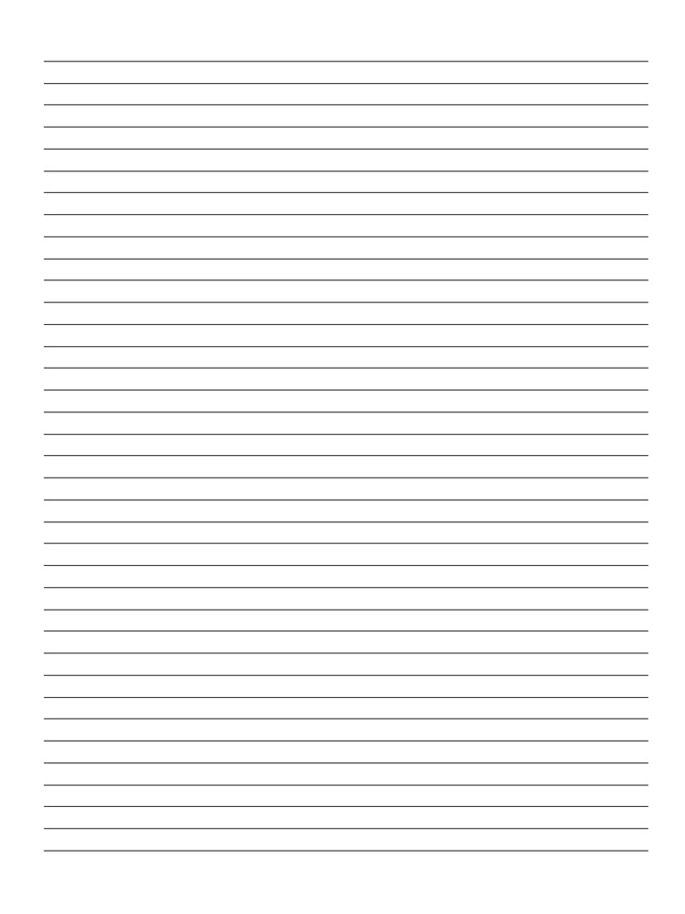 Hoja Con Rayas para Imprimir | PDF