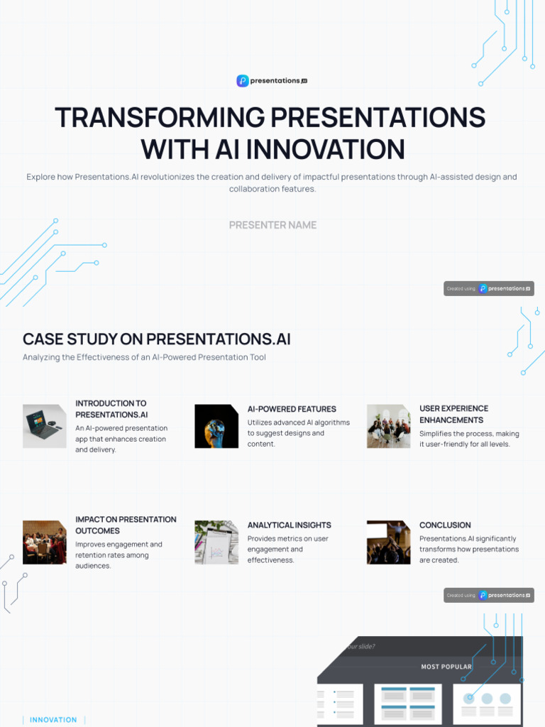 Case Study On Presentations - AI | PDF