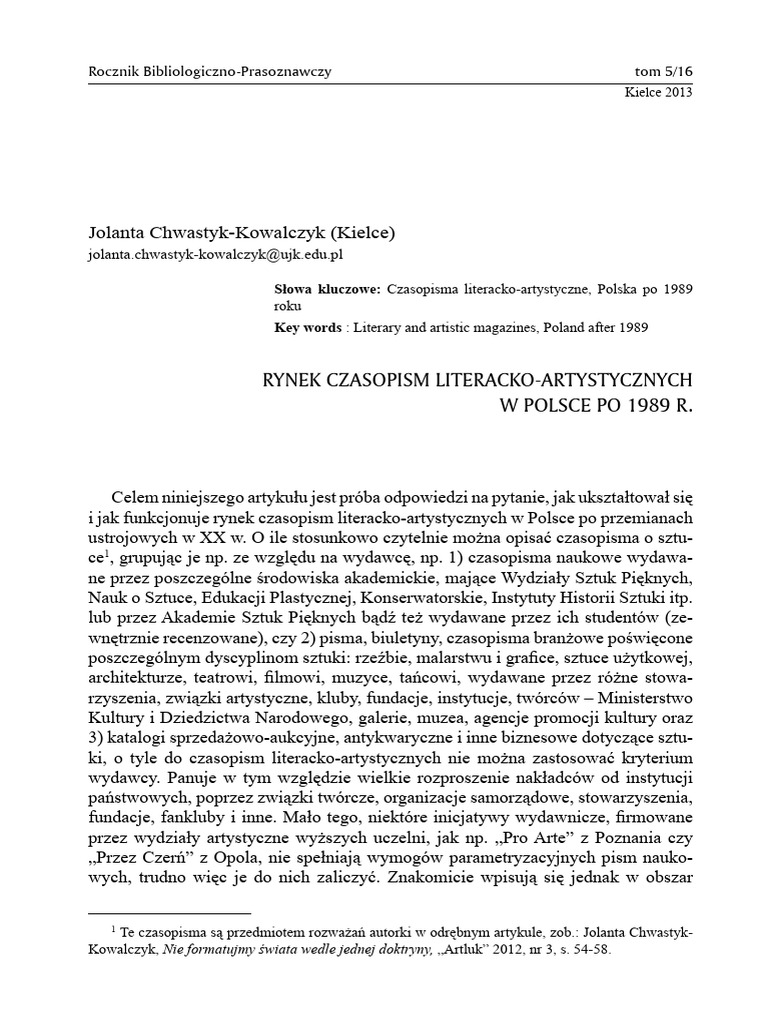 Rynek Czasopism | PDF