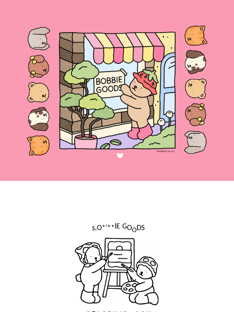 Bobbiegoodscoloringbook 174 Pages | PDF