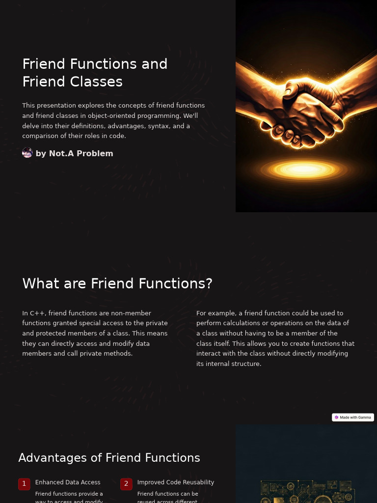 Friend Functions and Friend Classes | PDF | Class (Computer Programming ...