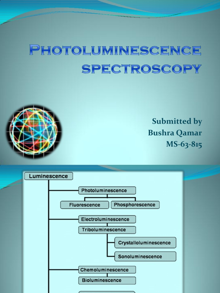 Photo Luminescence Spectros | PDF | Fluorescence | Waves