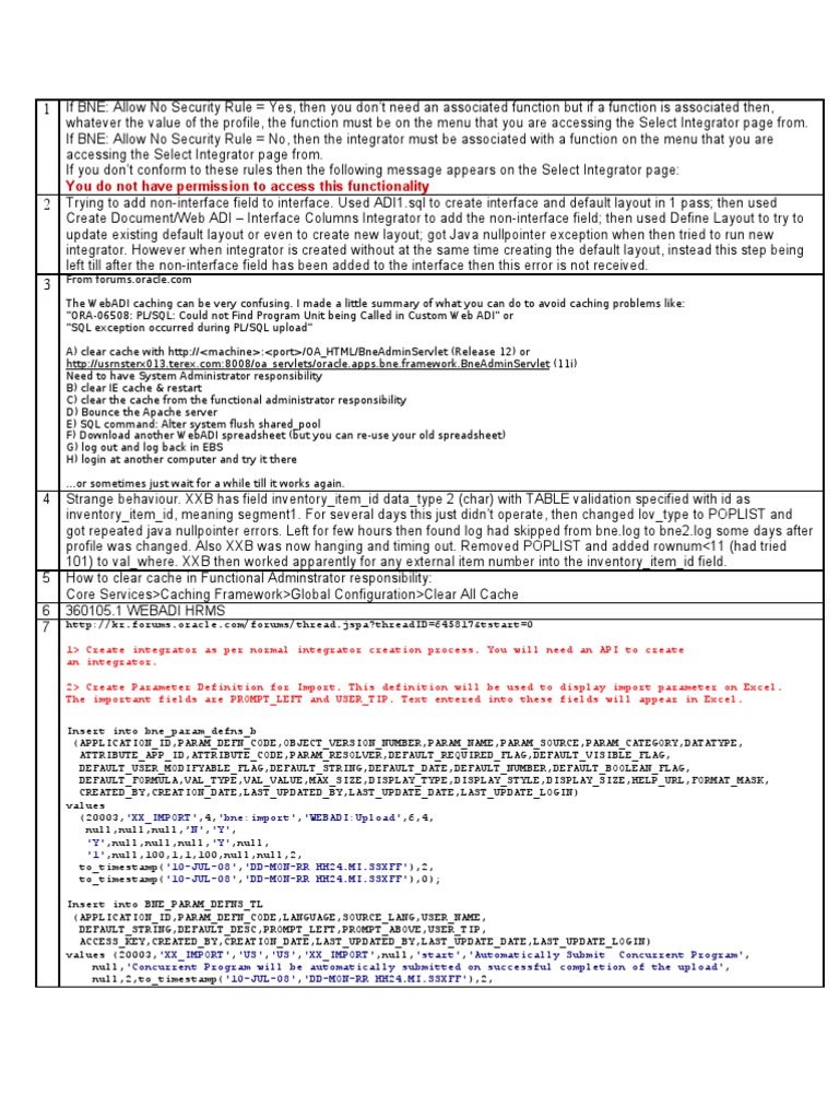 WebADI Integrator Setup Guide | PDF | Parameter (Computer Programming) | Application Programming ...