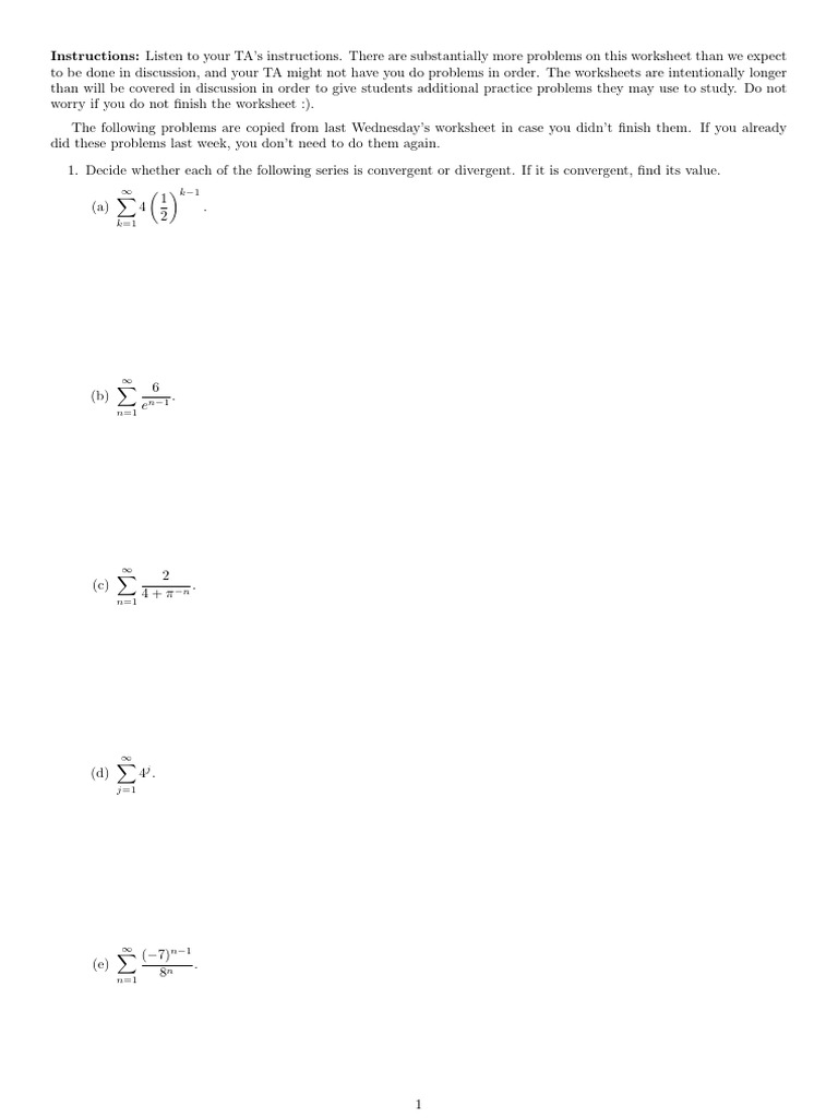 222 Spring 2021 Worksheet 15 | PDF | Mathematical Analysis | Mathematics