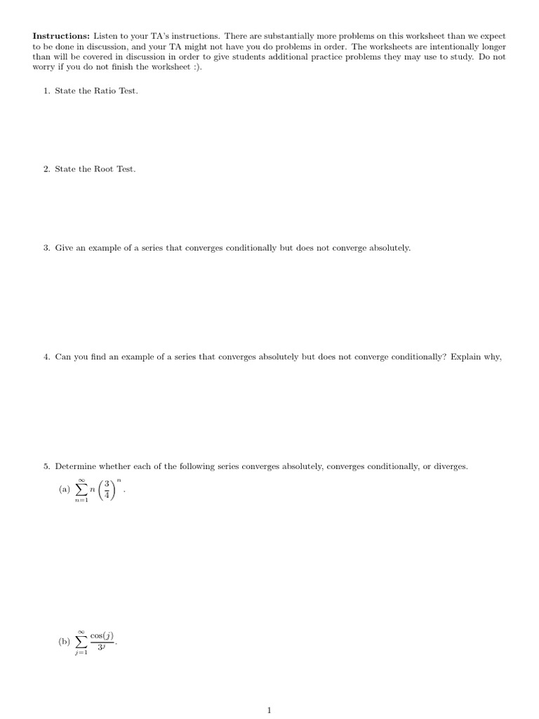222 Spring 2021 Worksheet 19 | PDF | Mathematics | Mathematical Analysis