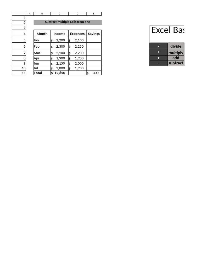 Excel Formulars | PDF