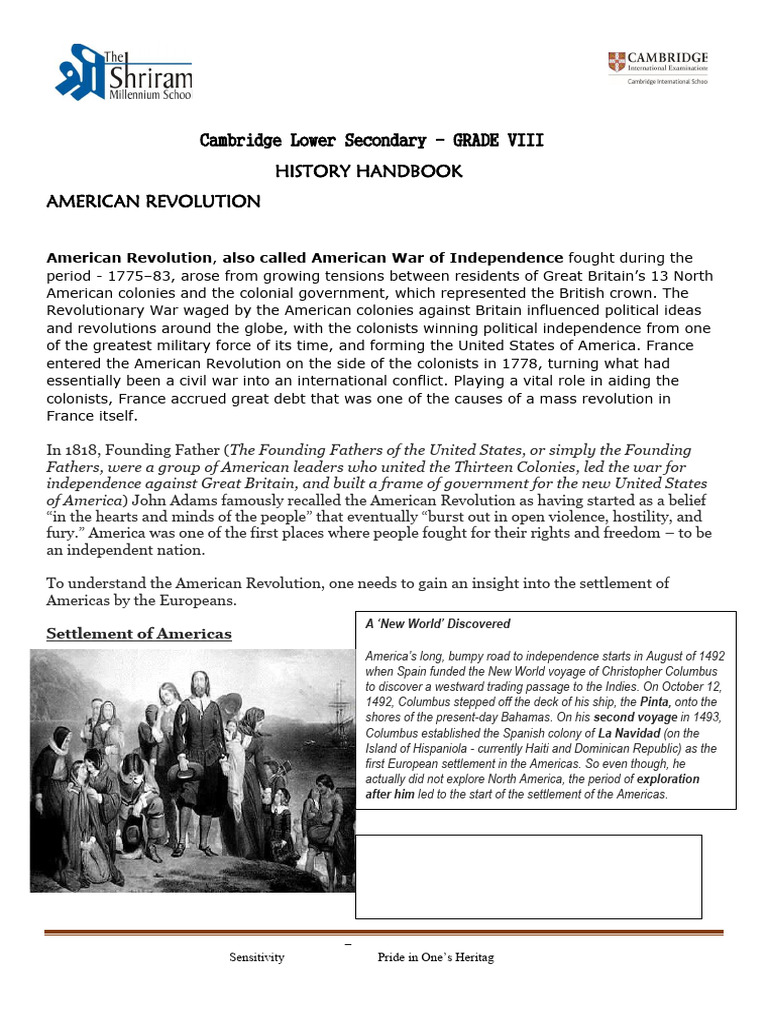 5. American Revolution | PDF | Colonial United States (British ...