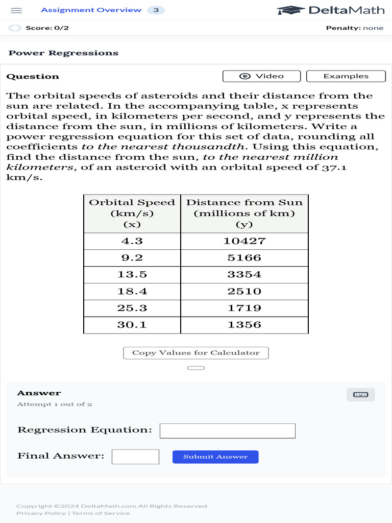 DeltaMath Student Application 4 | PDF