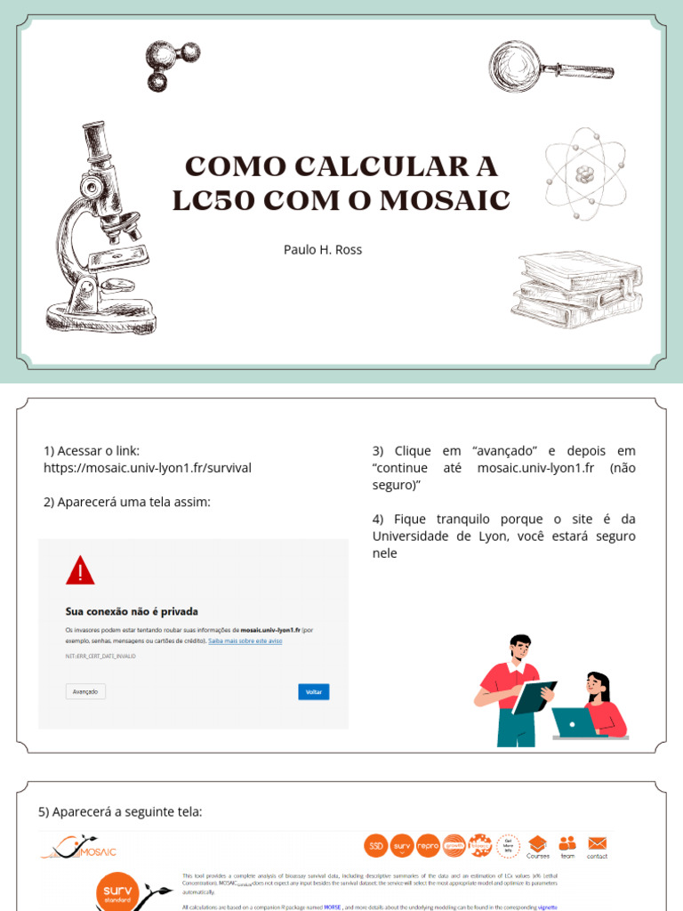 Guia de Como Calcular LC50 | PDF | Tempo | Janela (informática)