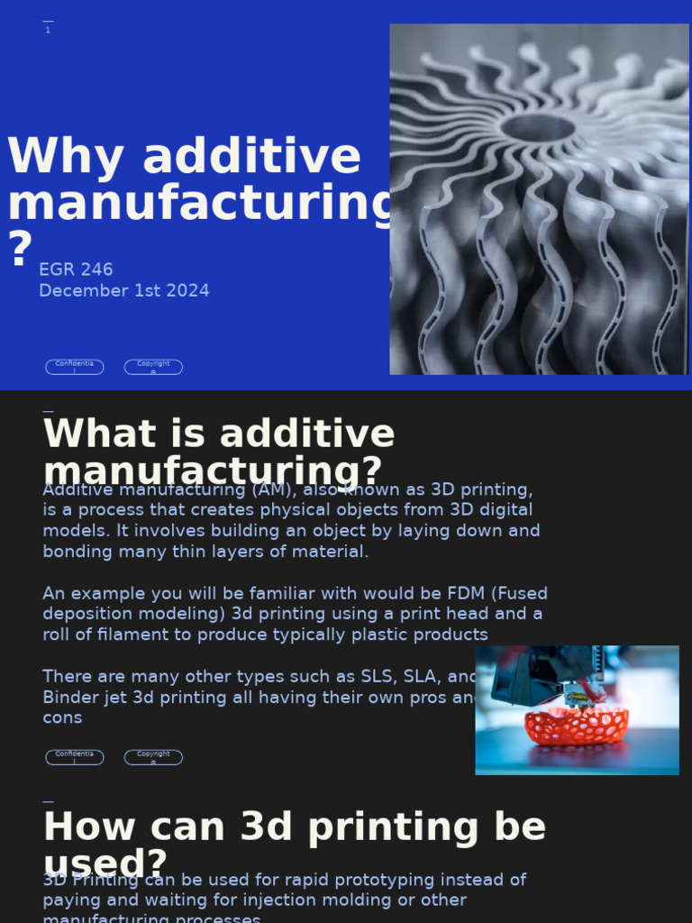 Why Additive Manufacturing | PDF | 3 D Printing | Crafts