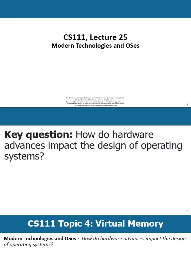 Lecture25 | PDF | Multi Core Processor | Scheduling (Computing)