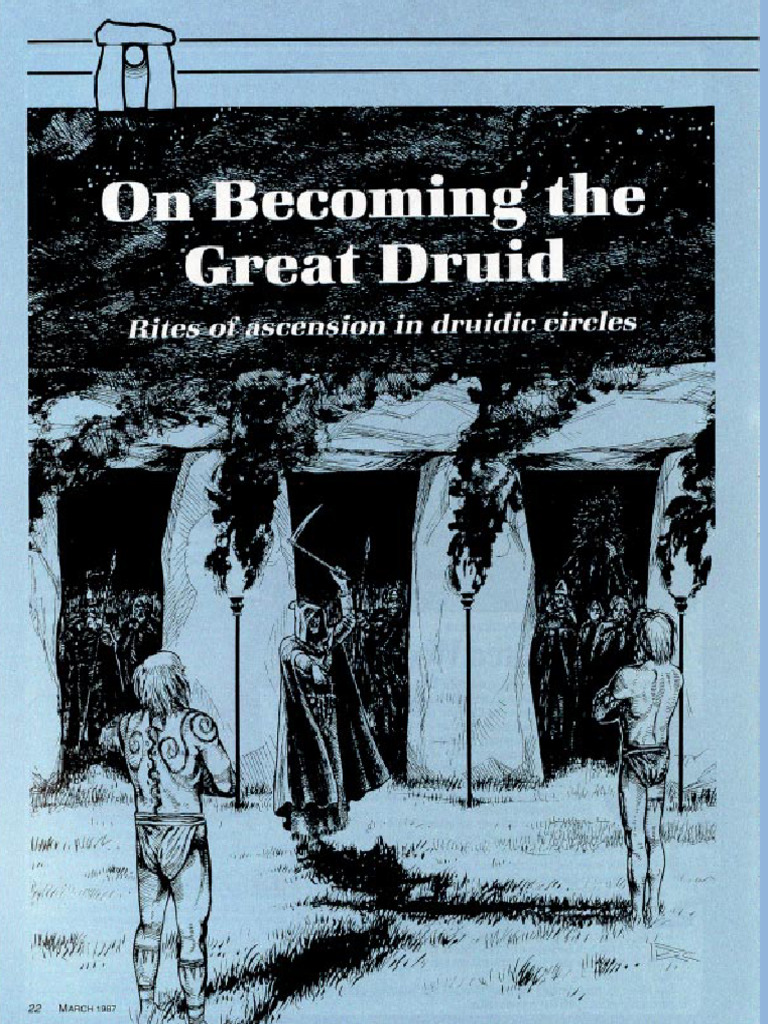 Dra 122 Druids | PDF | Druid | Celts