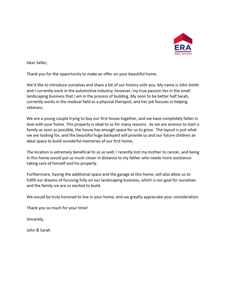 Buyer Sample Letter 1 | PDF