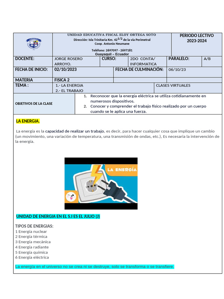 Clase Virtual 2 Cont-Inf Fisica 2 Semana 4 23-24 Lunes 021023 | PDF | Fuerza | Física