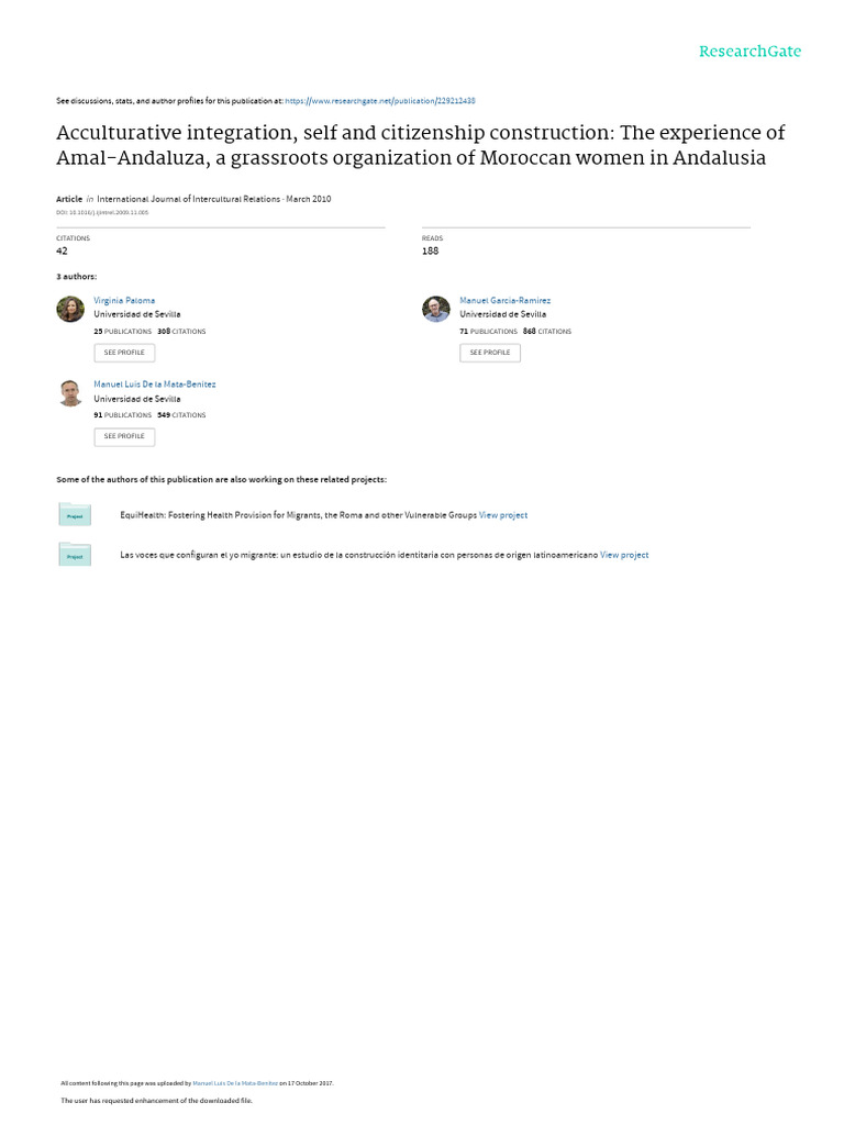 2009_Acculturative_integration_self_and_citizenship_ESQUEMA | PDF ...