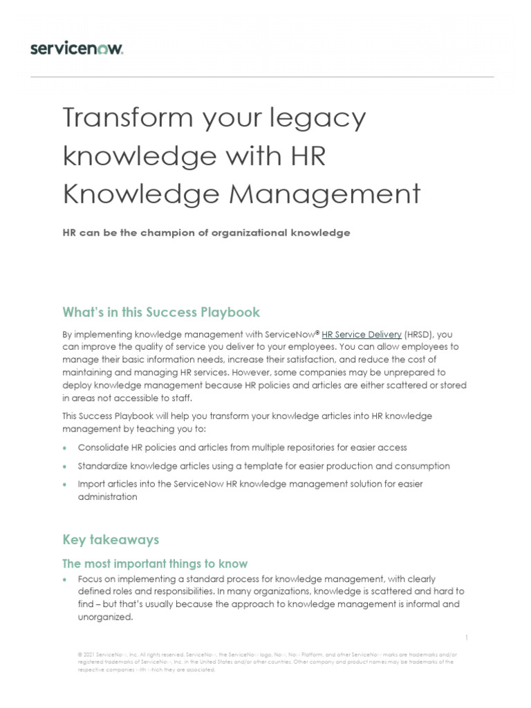 HR Knowledge Management | PDF | Trademark | Expert