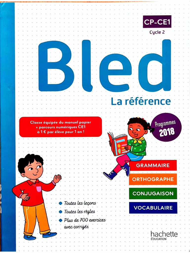 Bled La Référence CP-CE1 Cycle 2 Programme 2018 | PDF