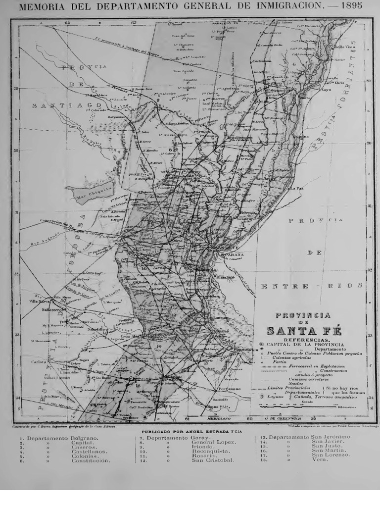 Mapa Santa Fe 1895 | PDF