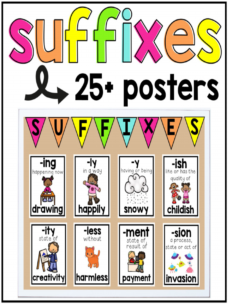 Suffixes Poster | PDF