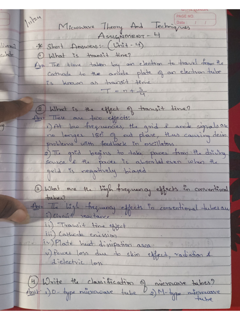 MTT Assignment 4 | PDF