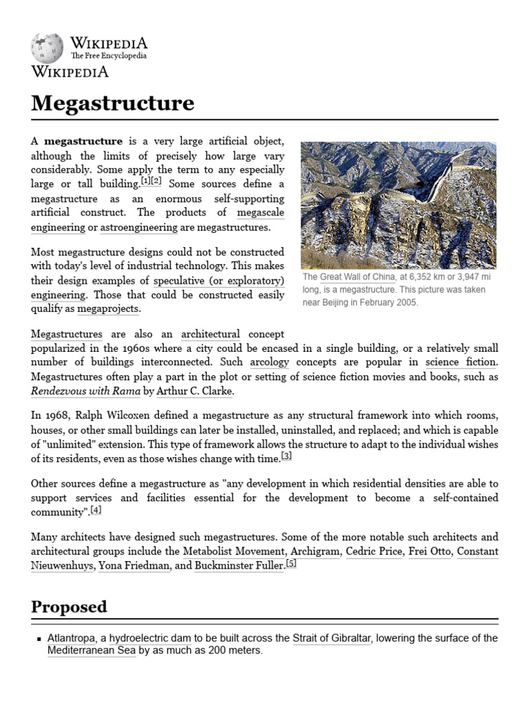 Megastructures: Concepts and Proposals | PDF | Factions Of Halo