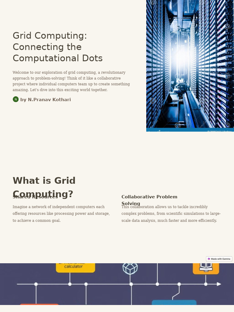 Grid Computing Connecting The Computational Dots | PDF | Grid Computing | Scalability