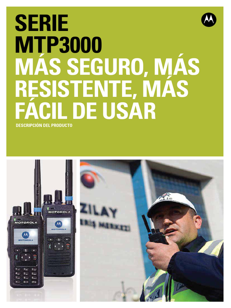 Mot Mtp3000 Specsheet Es 032514 | PDF | Radio | Ingeniería Informática