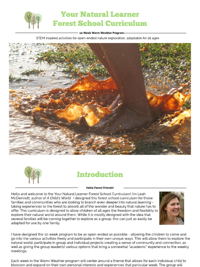 Forest School Warm Weather | PDF