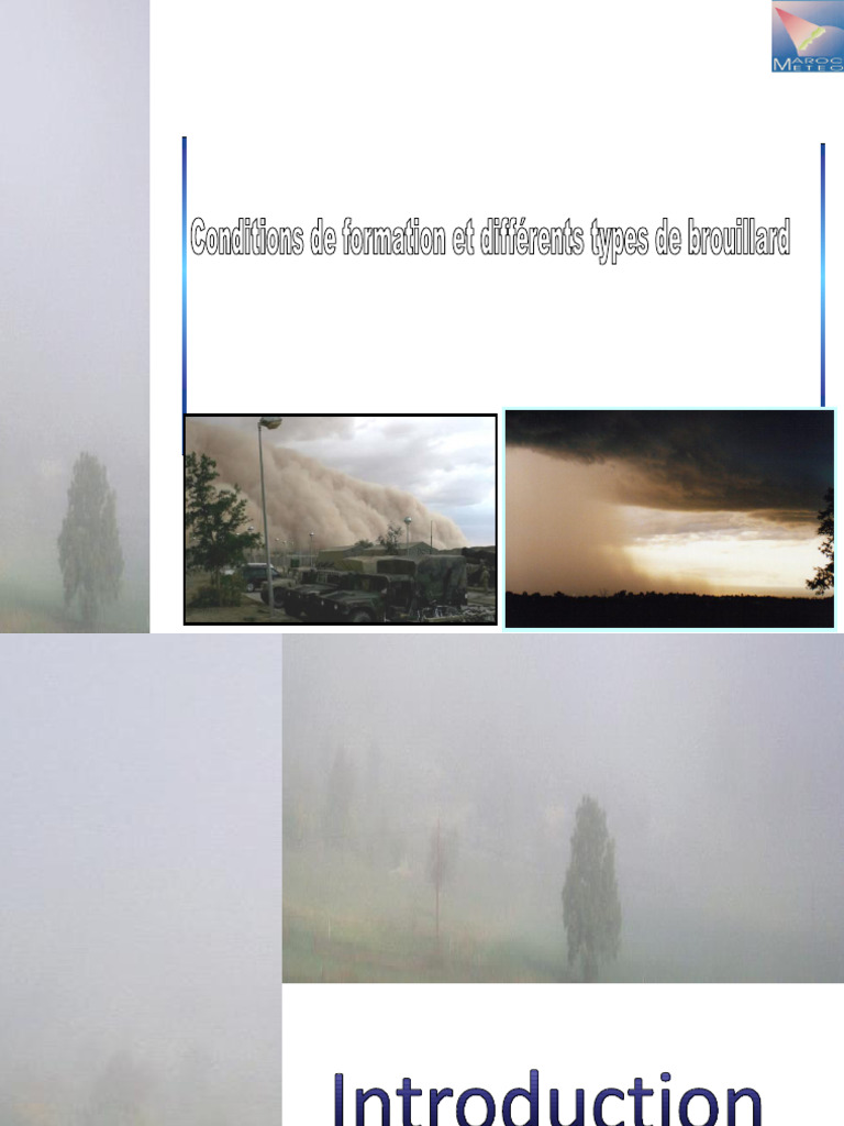 Types de brouillard et formation | PDF | Brouillard | Atmosphère de la ...