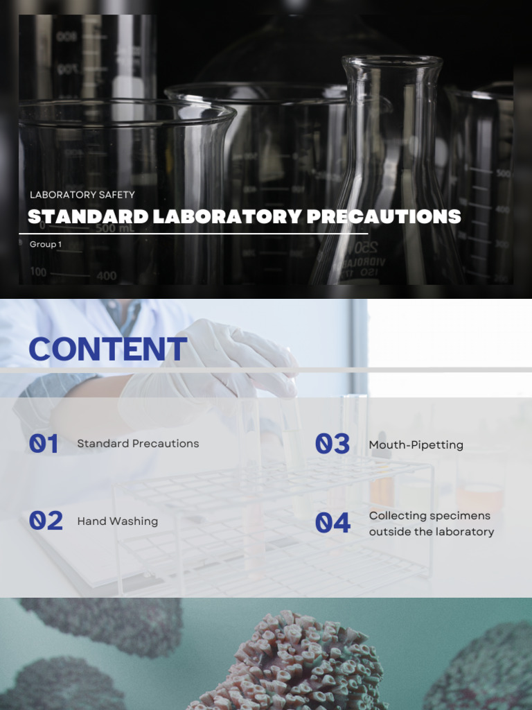 Mls 222 - BSMT 2c Lab 1 Group 1 - Standard Laboratory Precautions | PDF | Infection | Hand Washing