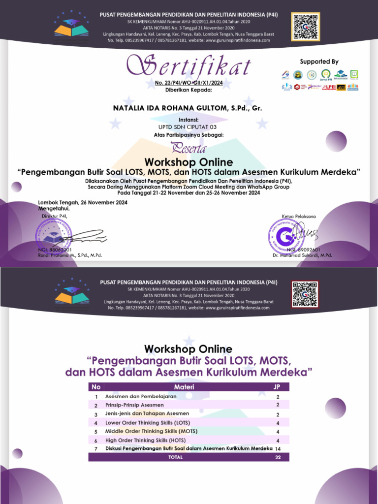 NATALIA IDA ROHANA GULTOM, S.Pd., Gr. | PDF