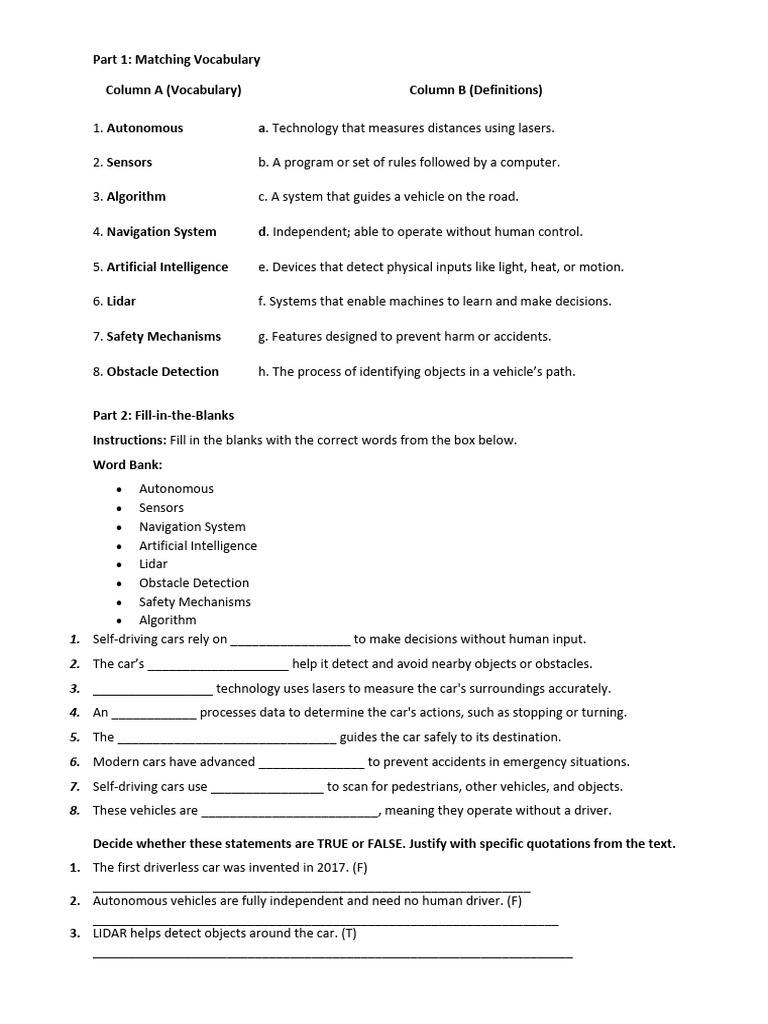 WORKSHEET | PDF