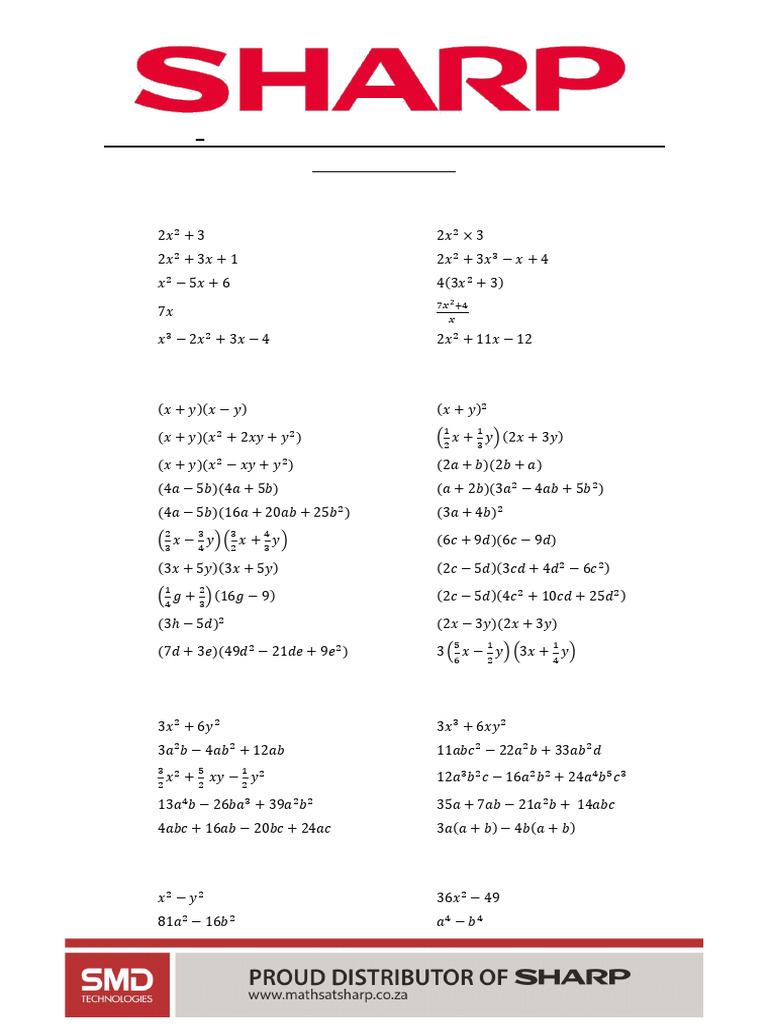 Werkkaart-2-Algebra-Uitmaal-en-faktoriseer-van-uitdrukkings-Graad-10 ...