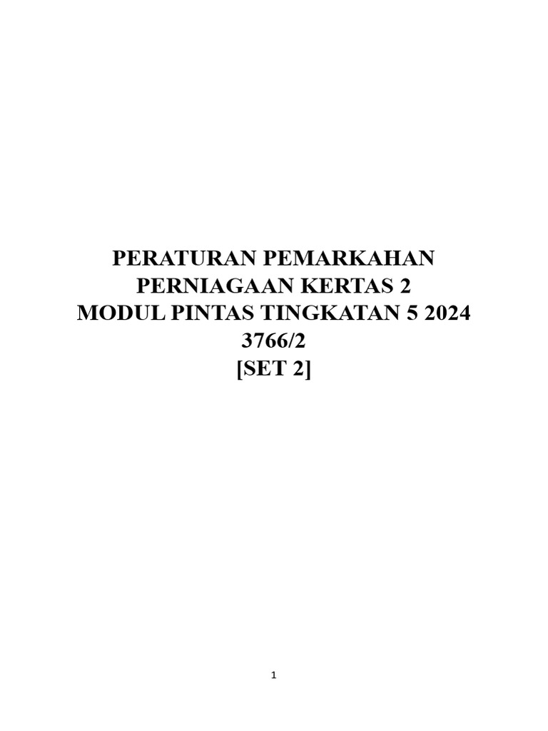 Selangor PP K2 Percubaan Set 2 | PDF