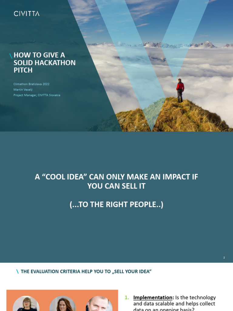 How To Make A Good Hackathon Pitch Final | PDF