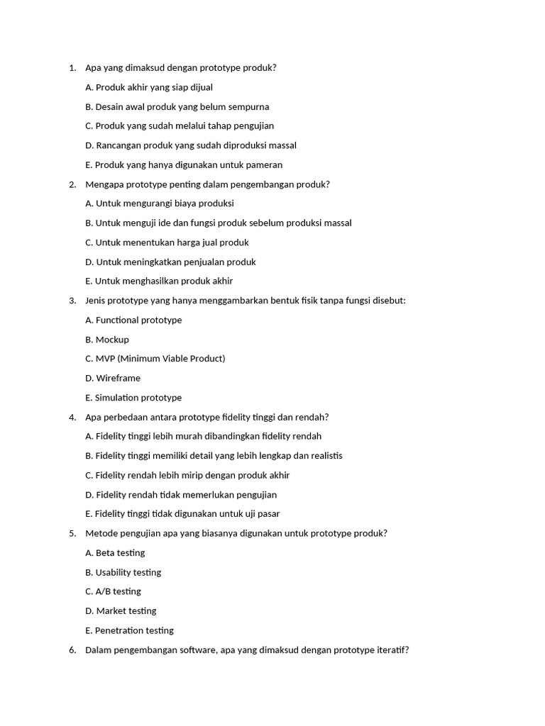 Siswa - Latihan Soal Pkk-Xi-Genap-2024 | PDF