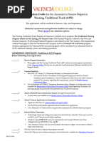 Valencia Radiography Program Requirements | PDF | University And ...