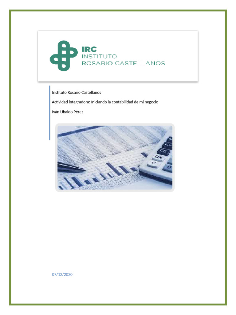 Actividad Integradora U4 | PDF | Business | Contabilidad