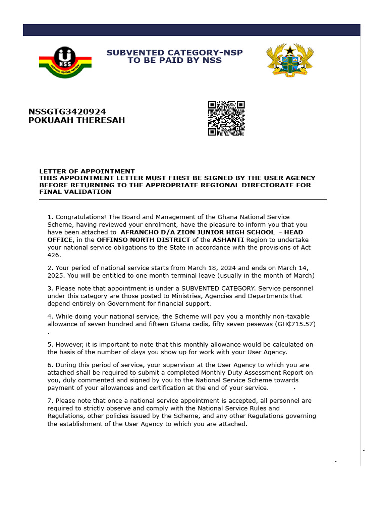 Nssgtg3420924 - Ola College of Education | PDF