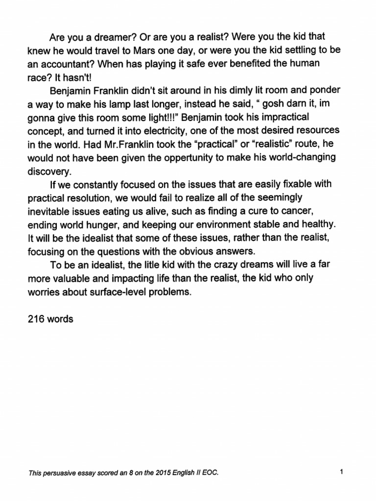 2015 STAAR Kernelized Essays | PDF