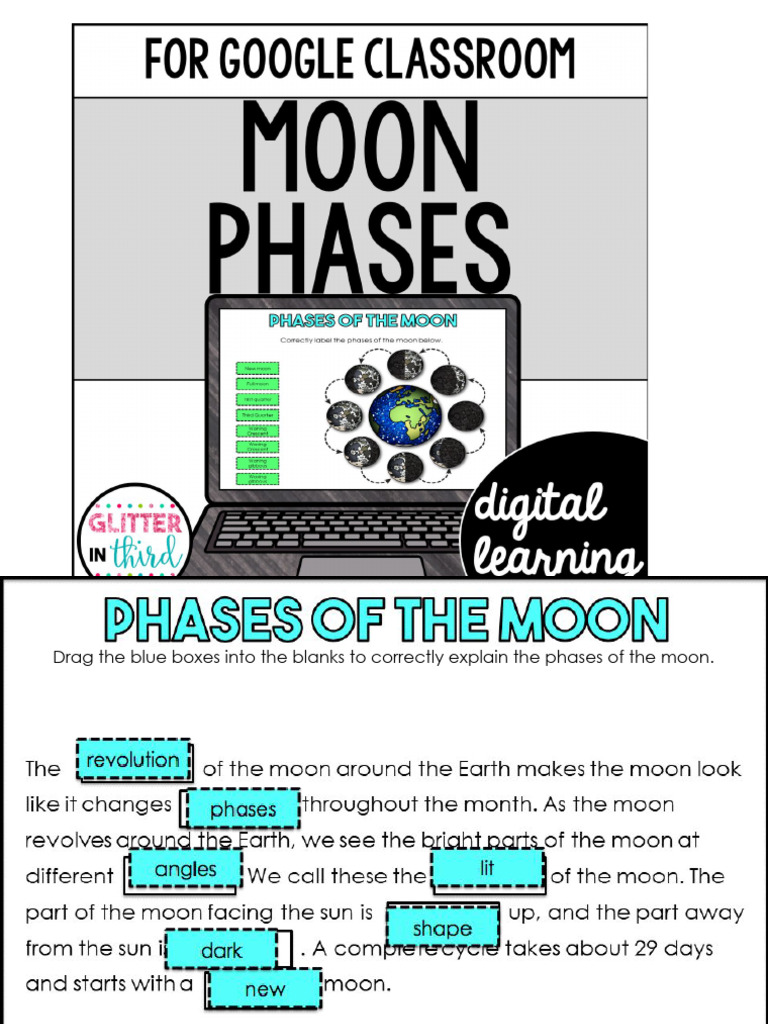 Moon Phases Learning Activity | PDF