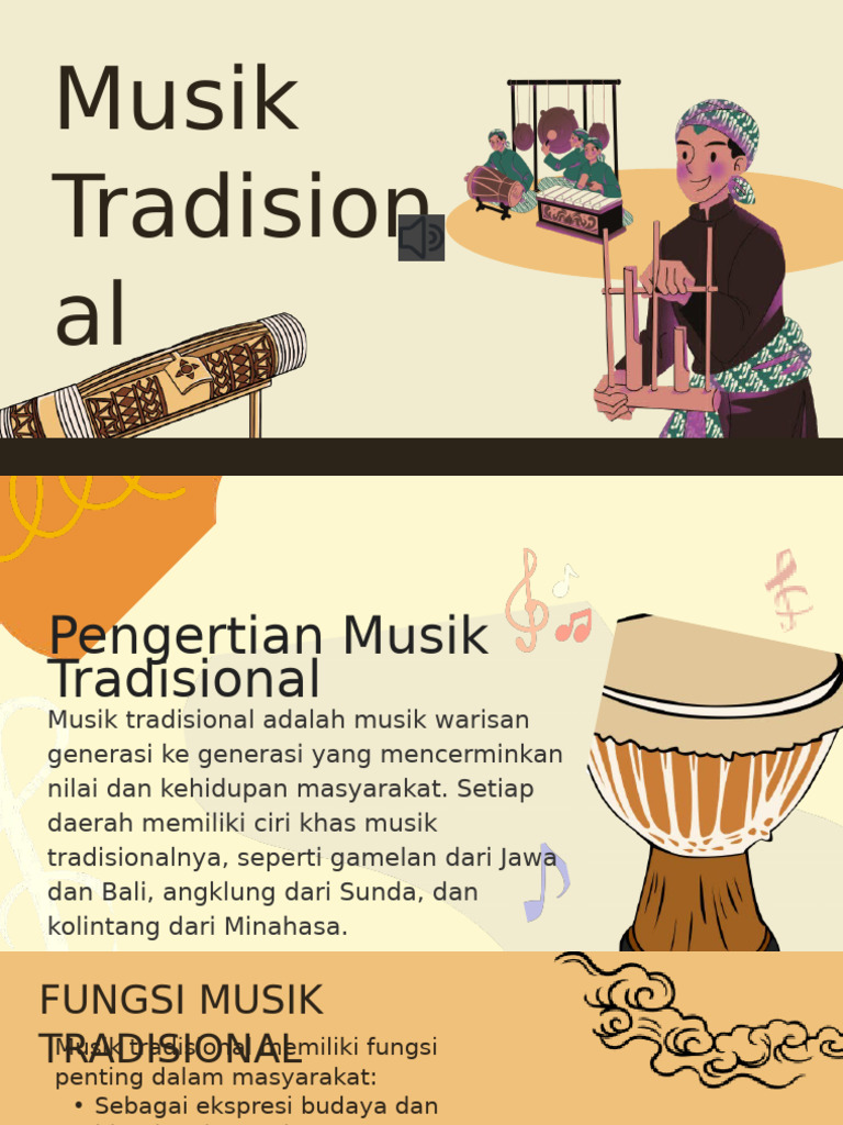 Musik Tradisional Adalah Jenis Musik Yang Berkembang Di Suatu Daerah ...