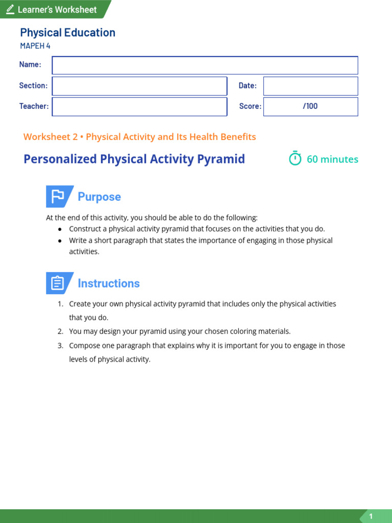 pe (1) | PDF | Physical Education | Learning