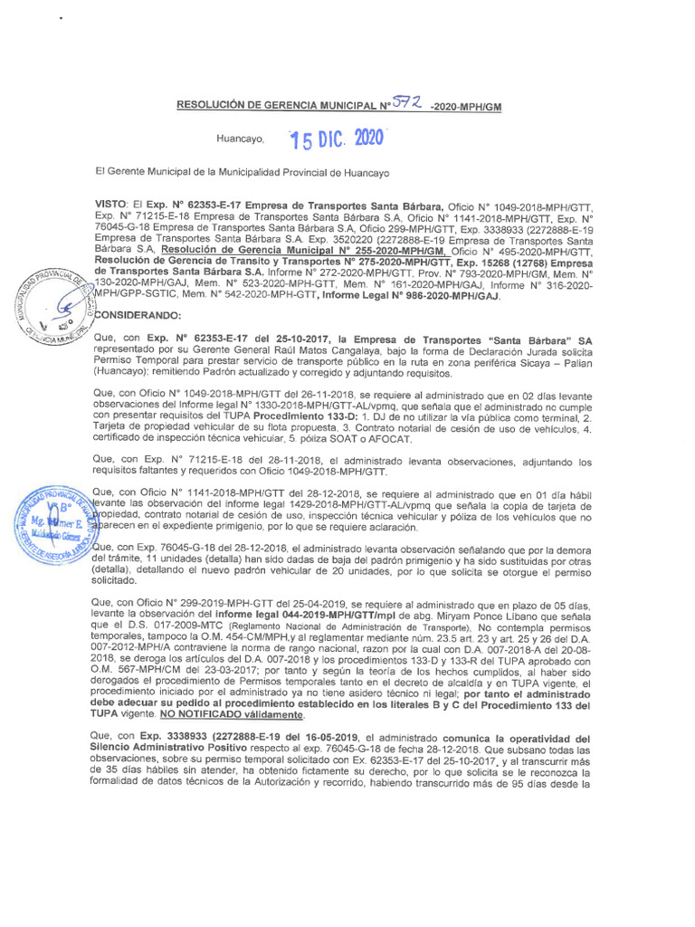 Nulidad de Oficio Resolucion de sancion papeleta | PDF