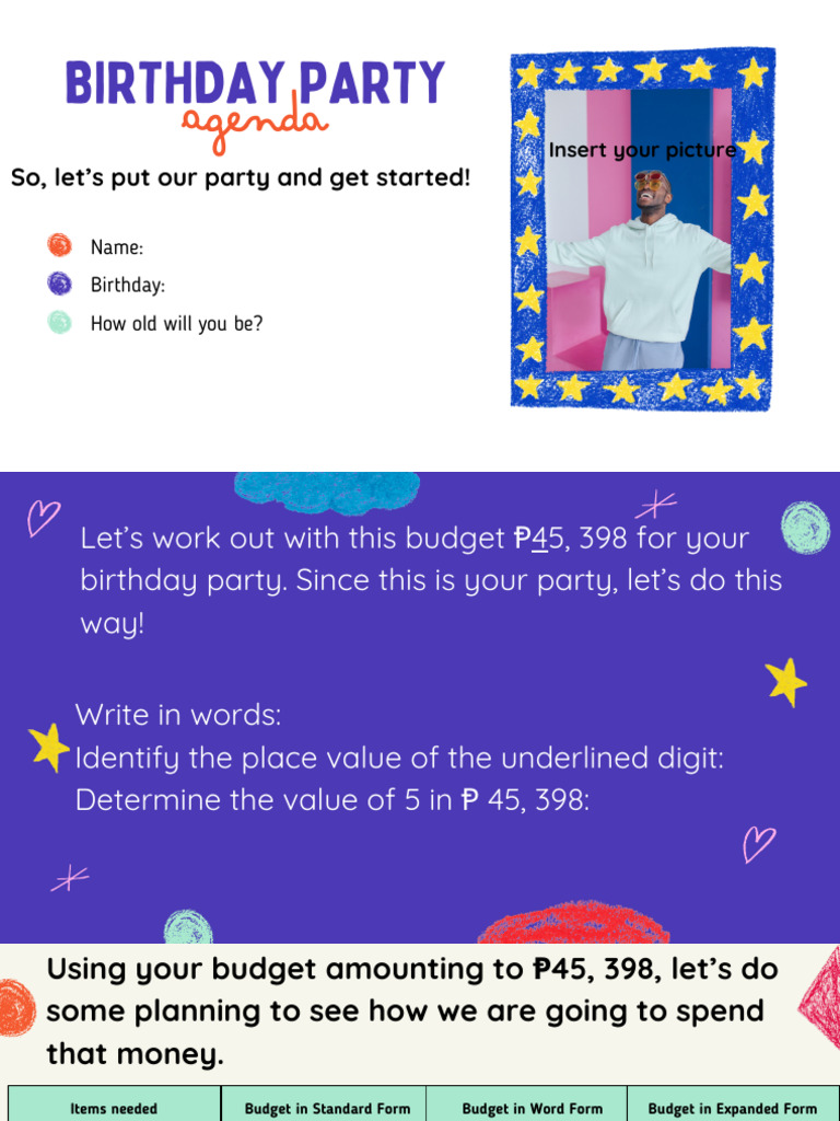 Kid's Birthday Budget Planning | PDF